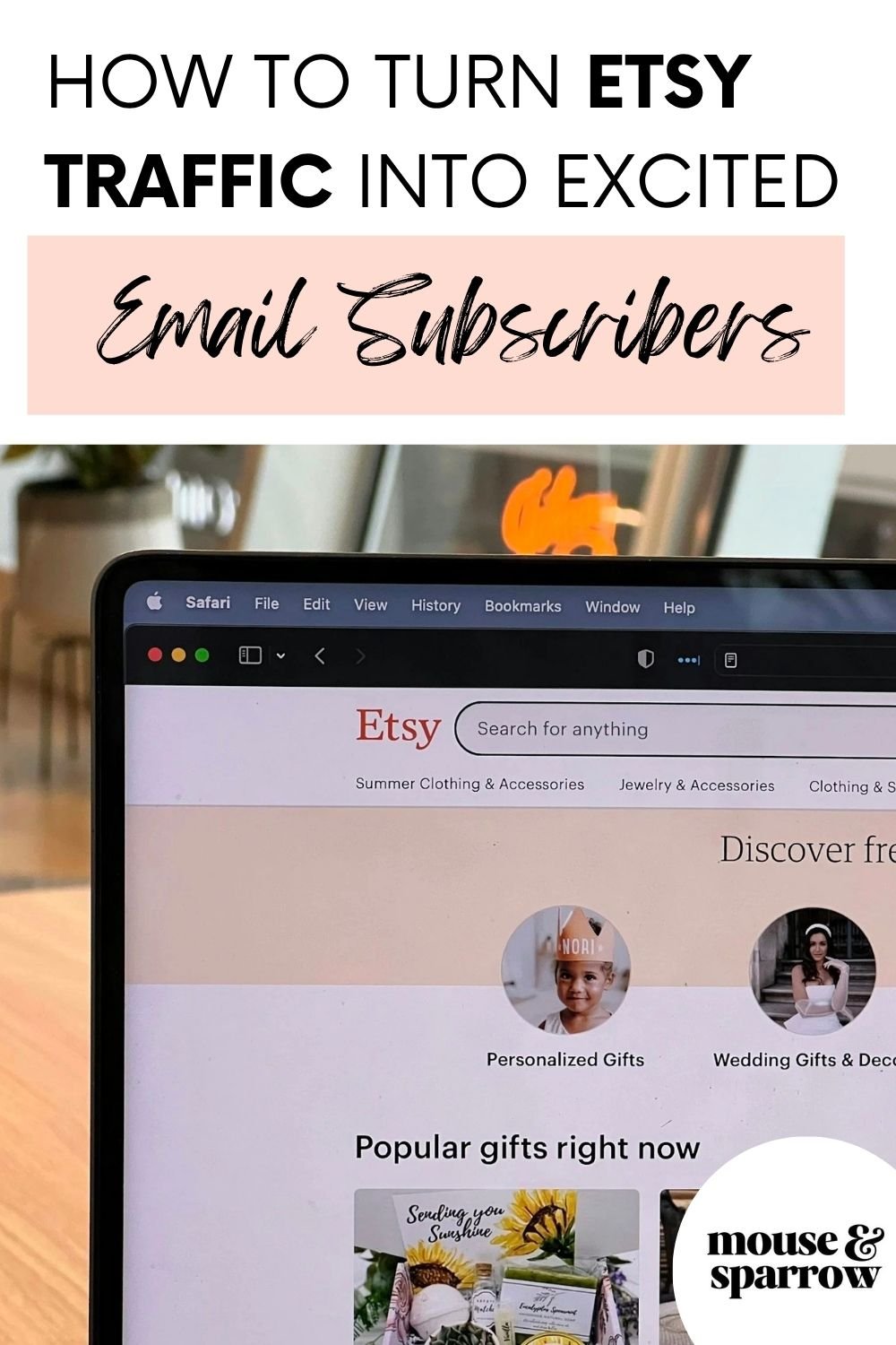 How To Turn Etsy Traffic Into Excited Email Subscribers