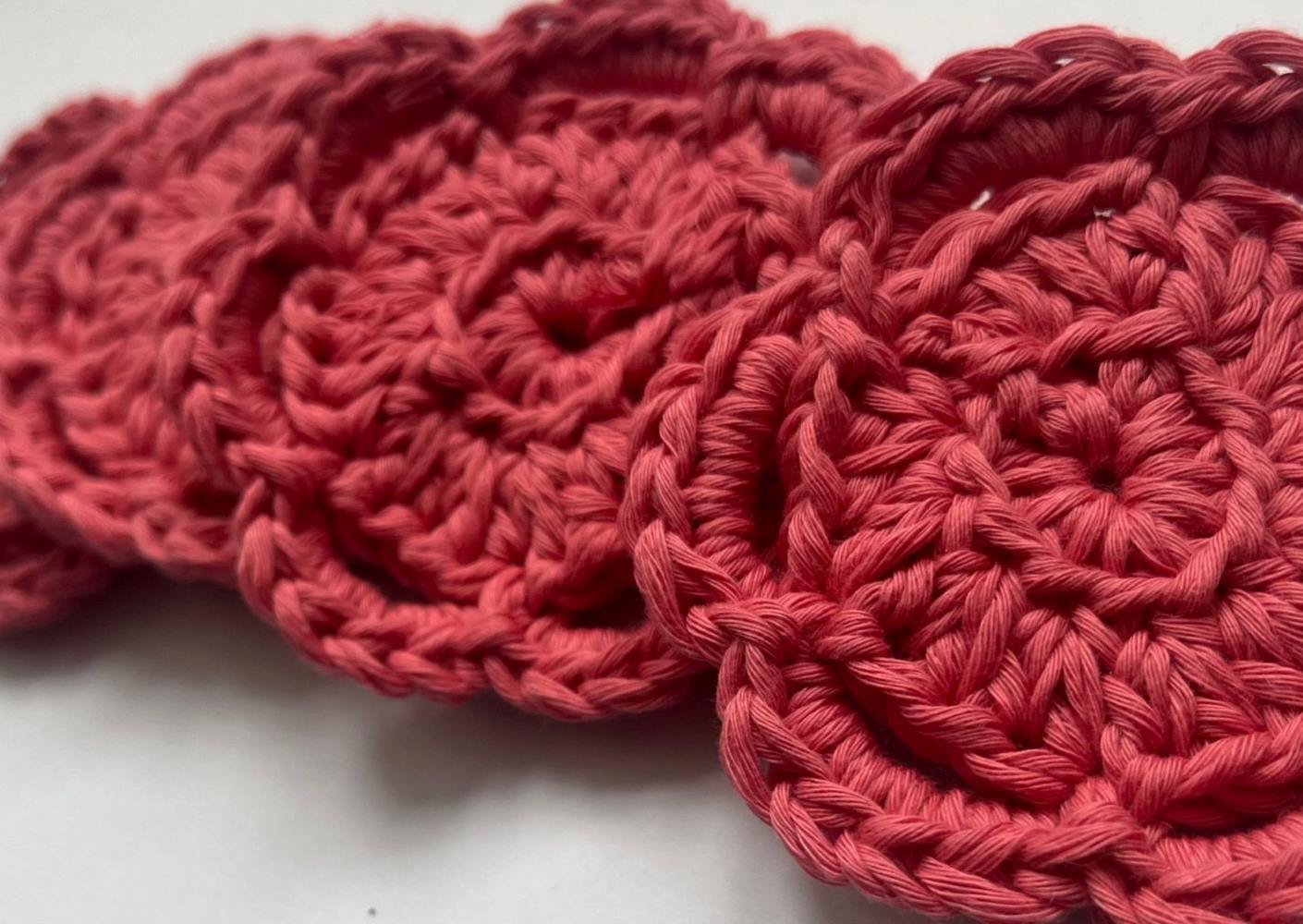 Easy Crochet Face Scrubbies Pattern