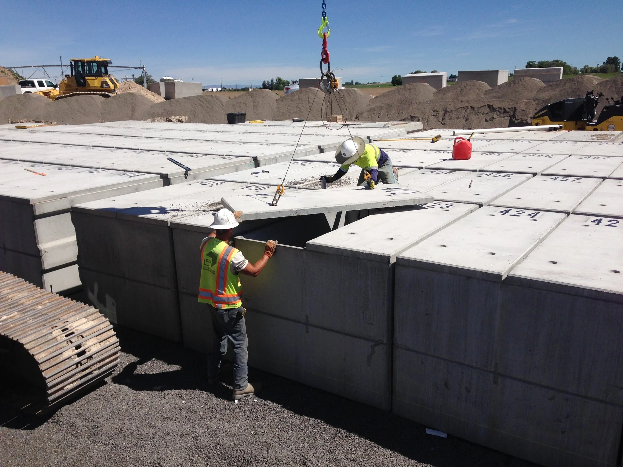 Cemetery Construction — Seabee Construction