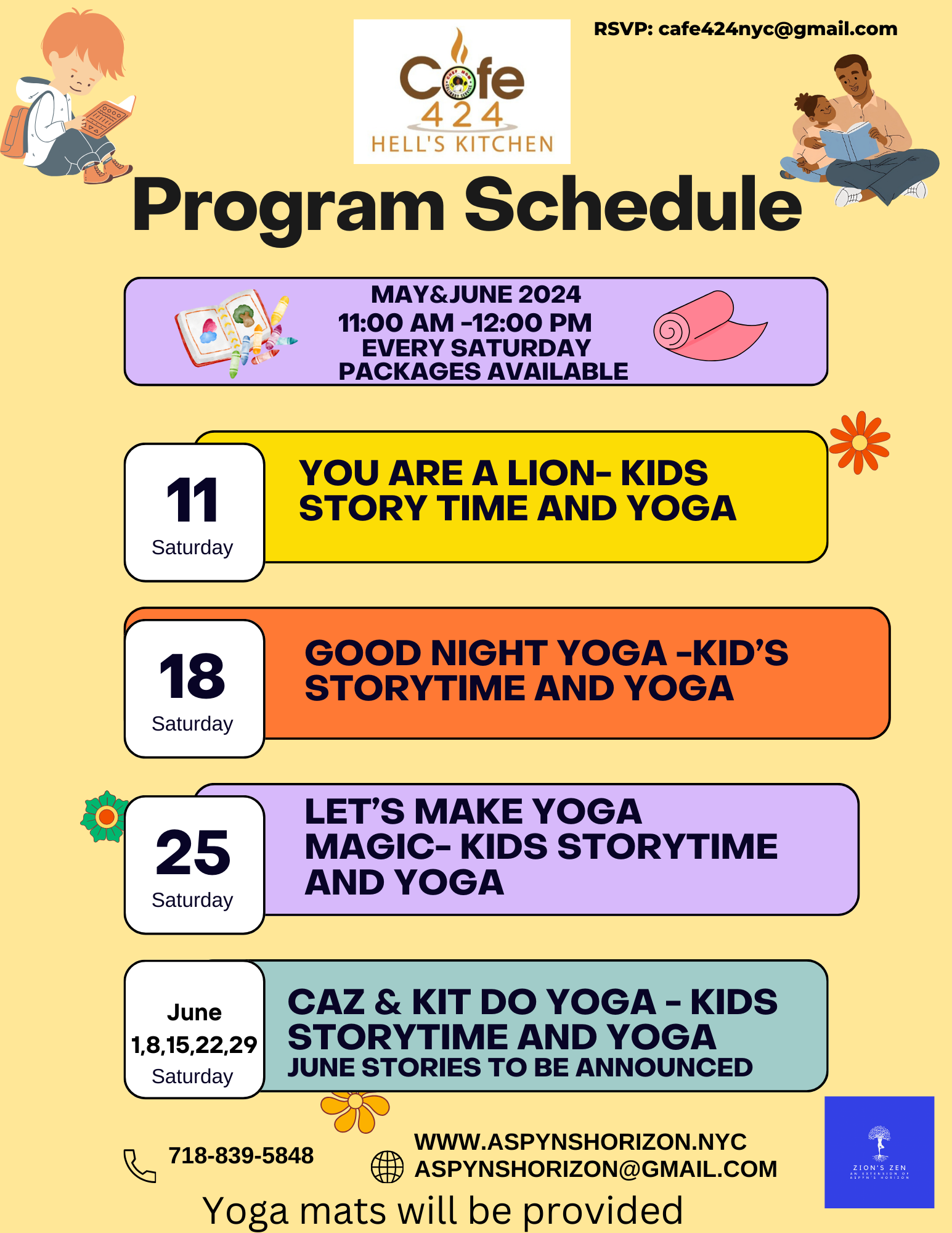 Current Programming — Aspyn's Horizon & Zion's Zen