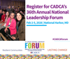 CADCA 36th Annual National Leadership Forum — SNOAC