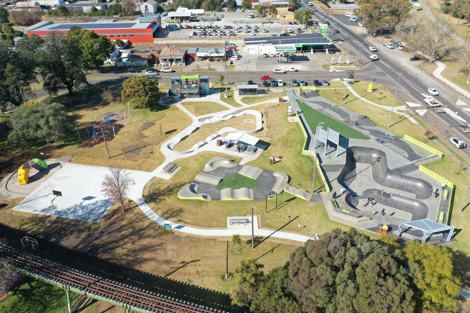 Tamworth Pump Track & Half-Basketball Court — Haley Constructions
