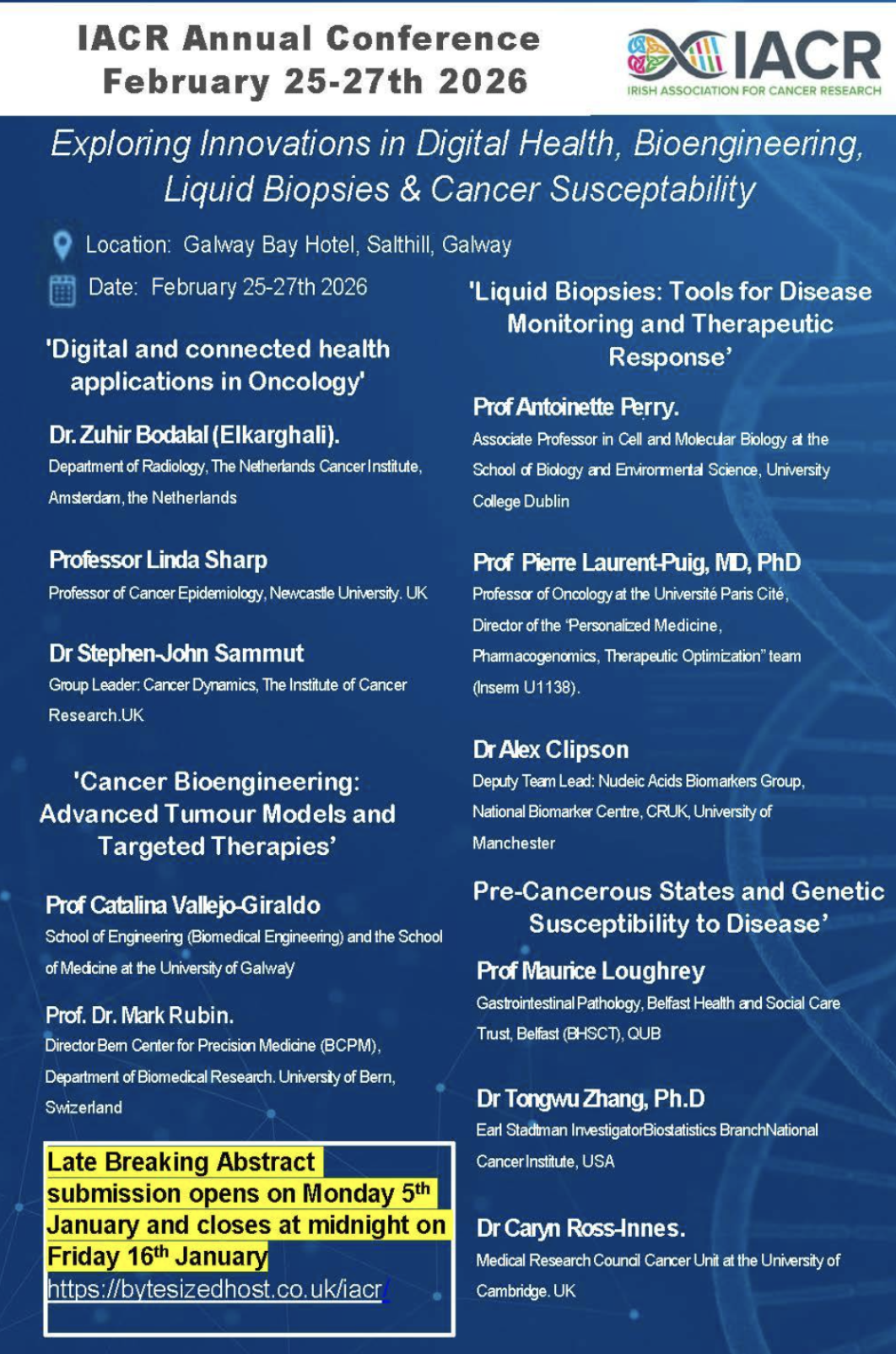 IACR 2026 Annual Conference — AICRI