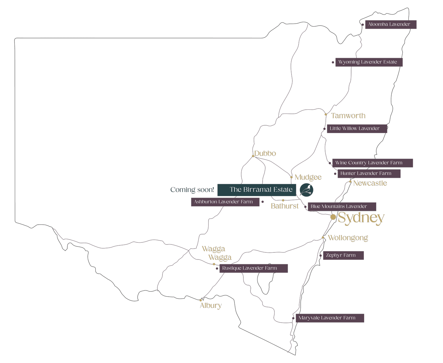 NSW Lavender Farms | The Birramal Estate