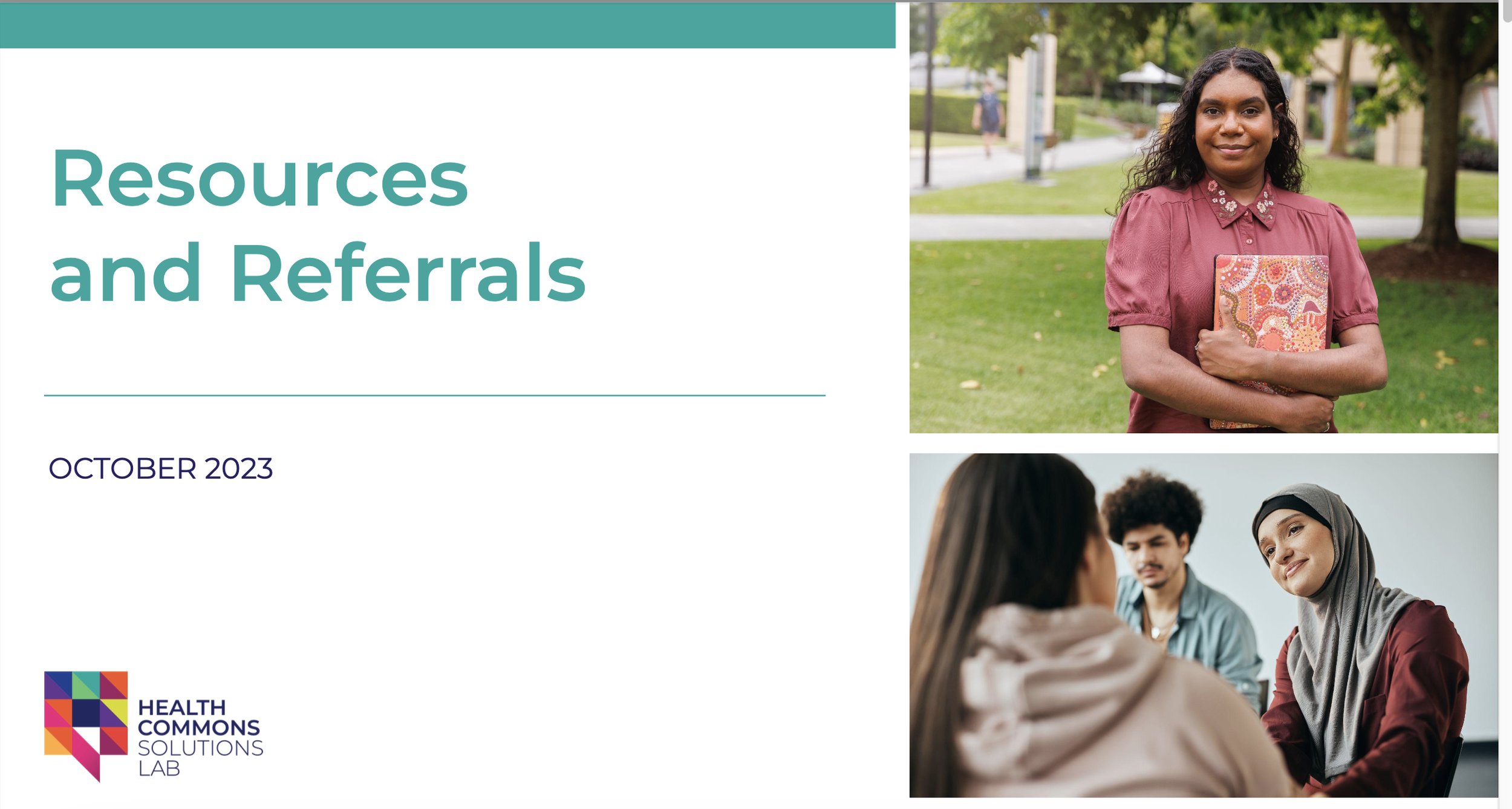 Health Commons Solutions Lab