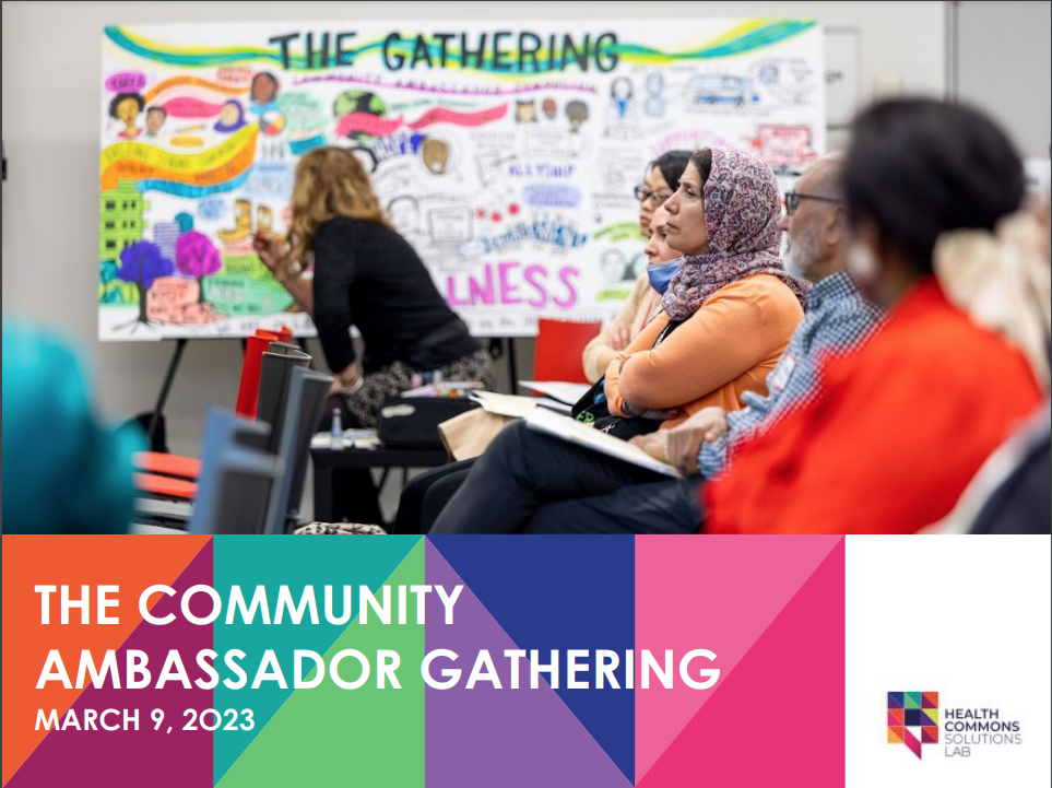 Supporting Community Ambassadors as they Open Doors, Promote Health and ...