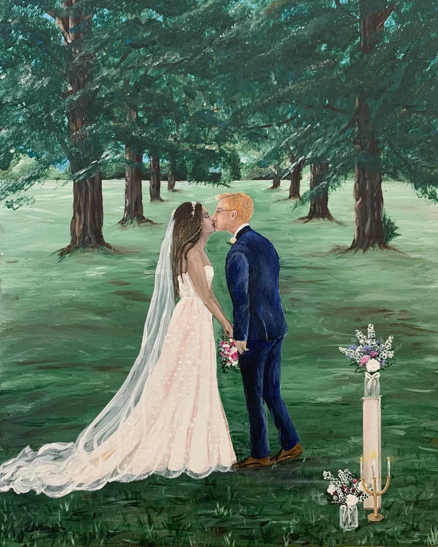 Live Wedding Painter - Live Wedding Painter