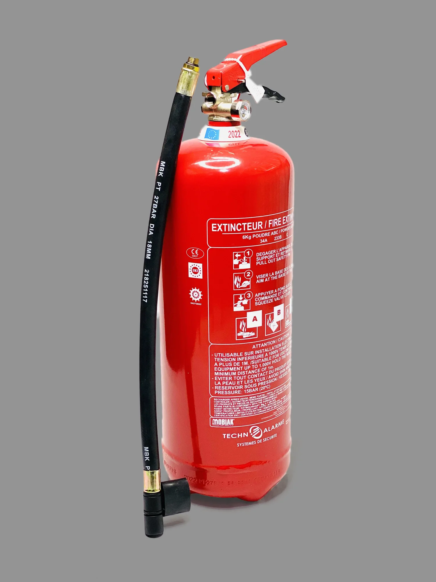 Extincteurs aux normes européennes — Technoalarme