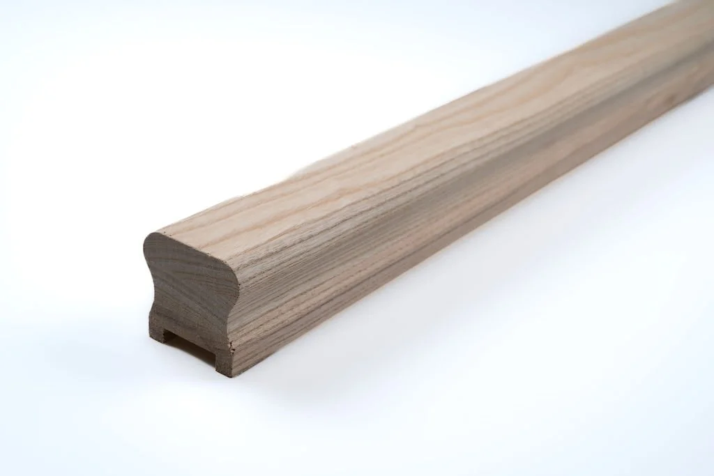 Primed Pine and Oak Glass Handrails — P&L Joinery Ltd