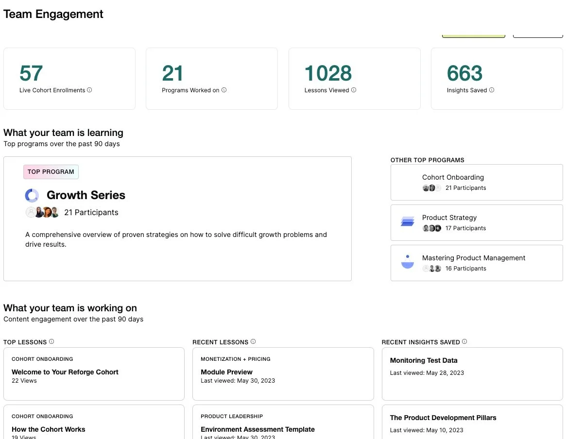 Announcing Our New Pricing and Teams Product — Reforge