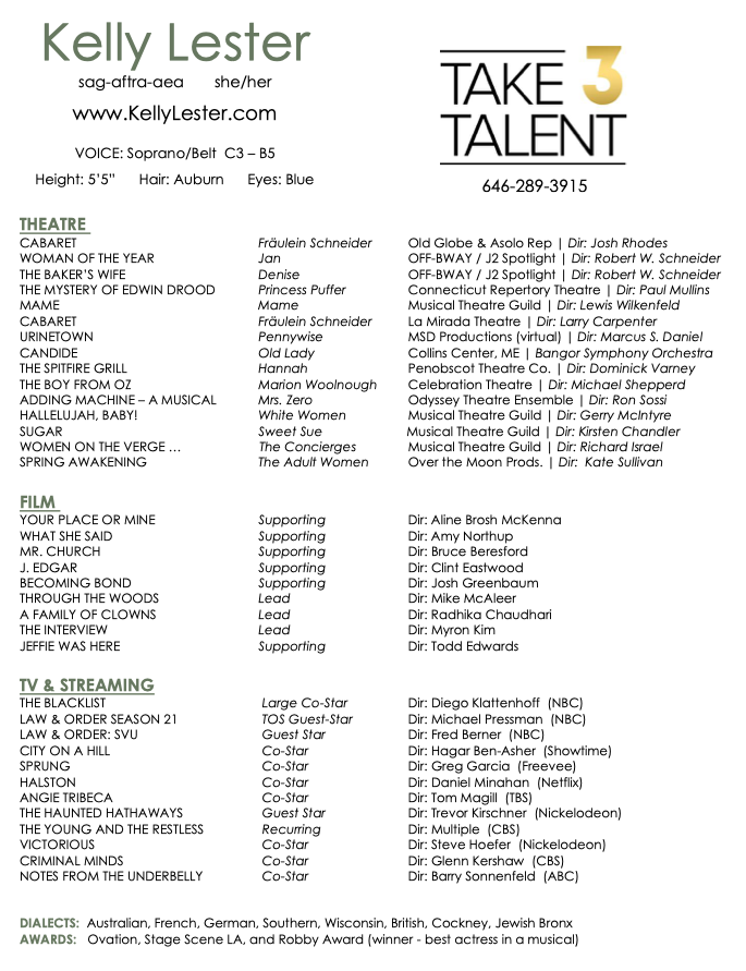 Resume — Kelly Lester