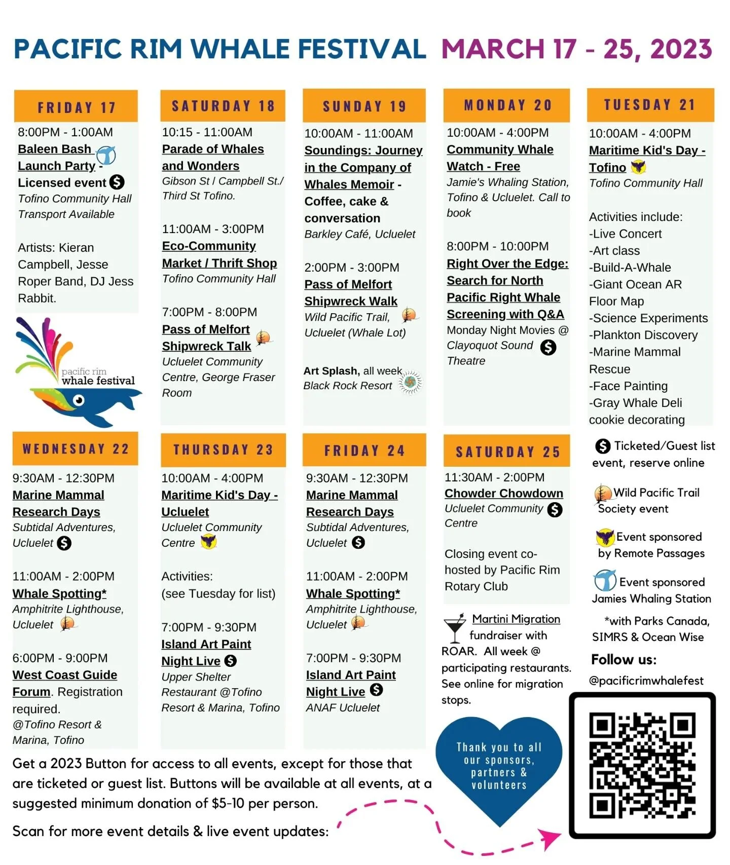 Pacific Rim Whale Festival | March 17-25 | Tofino, Ucluelet & Pacific ...