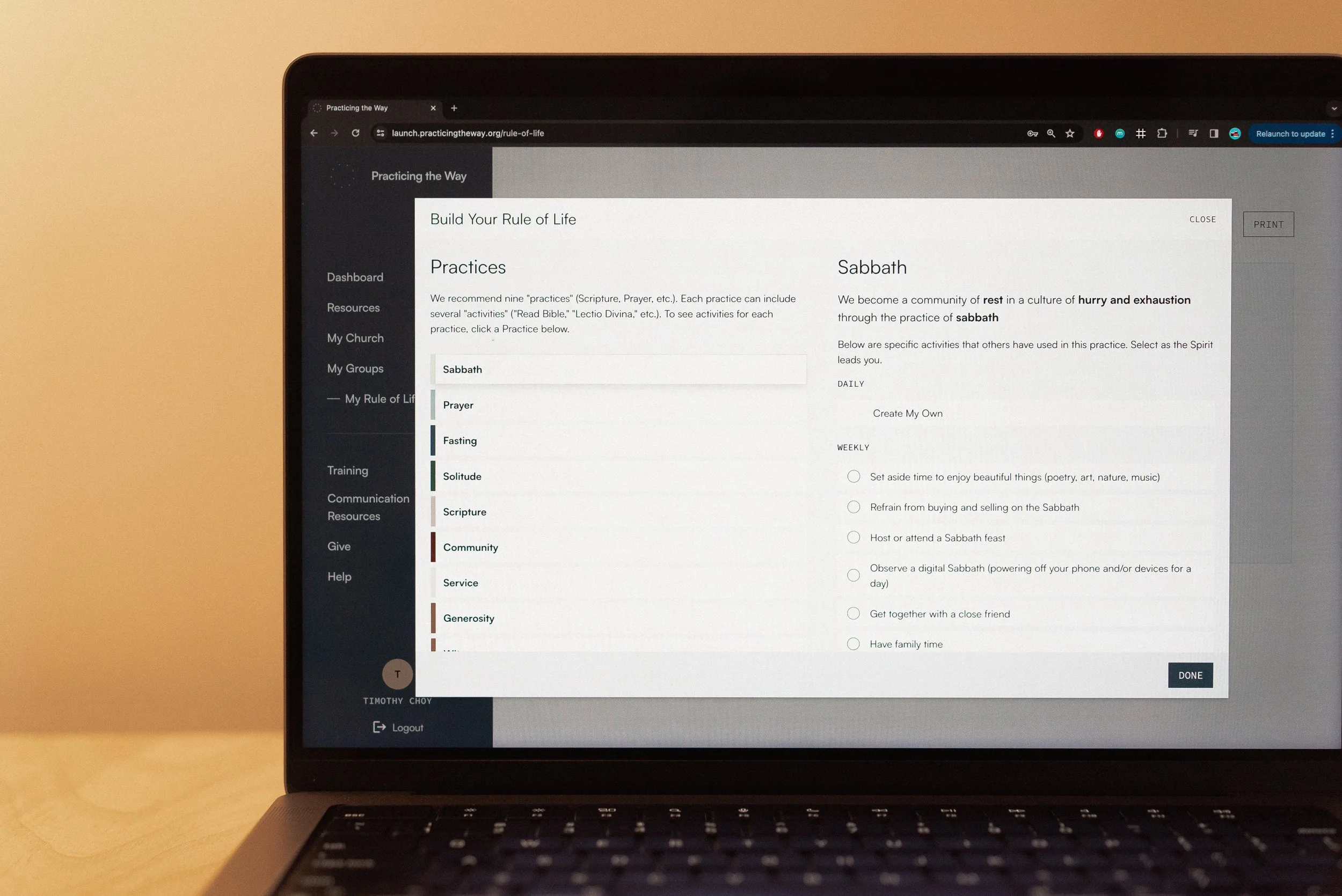 Resources — Practicing the Way