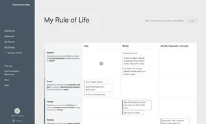 Rule of Life Builder — Practicing the Way
