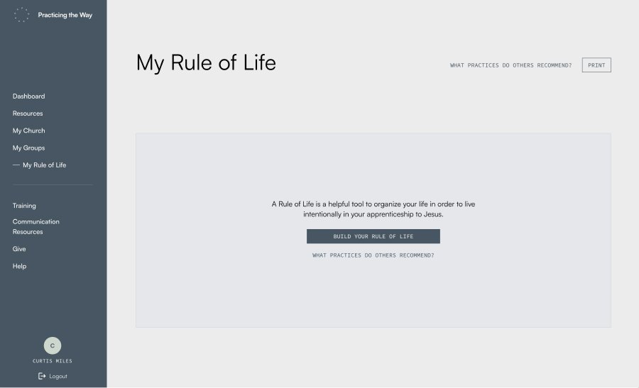 Rule of Life Builder — Practicing the Way