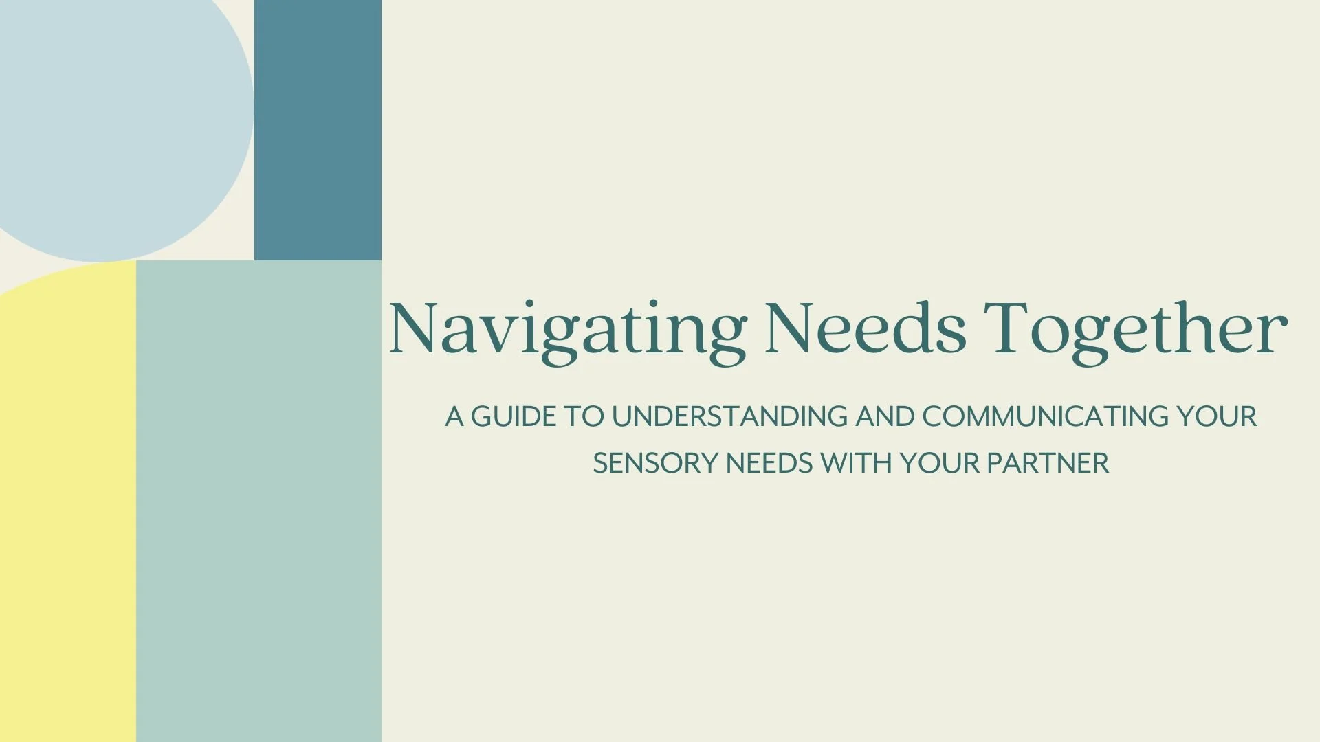 Navigating Sensory Differences in Marriage: Understanding and ...