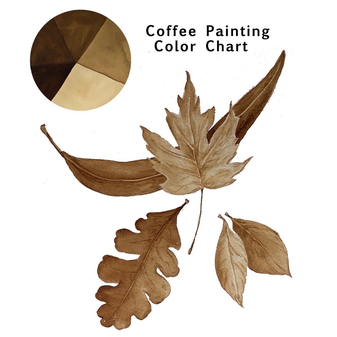 Easy coffee painting techniques to quickly get started. Painting with ...