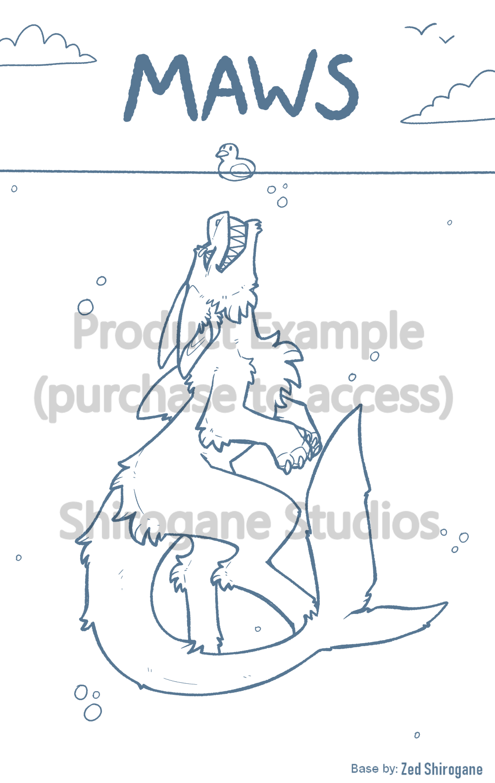 2023 Arcane Manokit Reference Sheet Base — Shirogane Studios