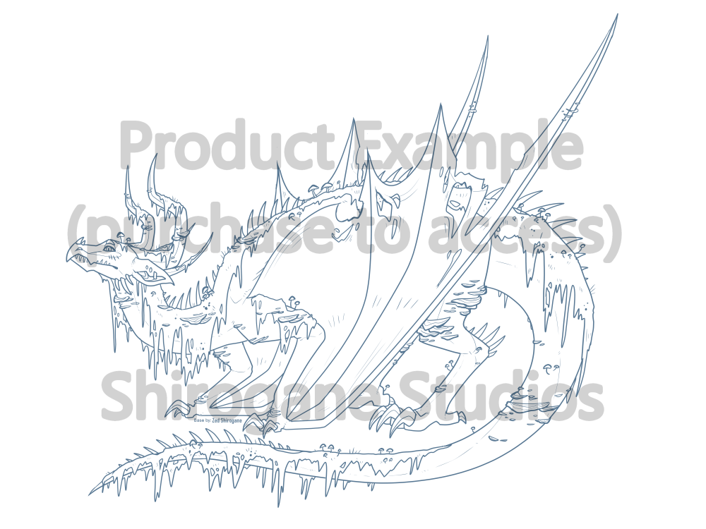 2023 Arcane Manokit Reference Sheet Base — Shirogane Studios