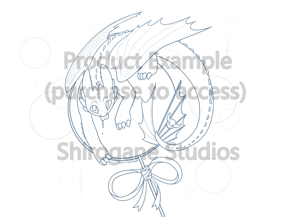 2023 Manokit Reference Sheet Base — Shirogane Studios