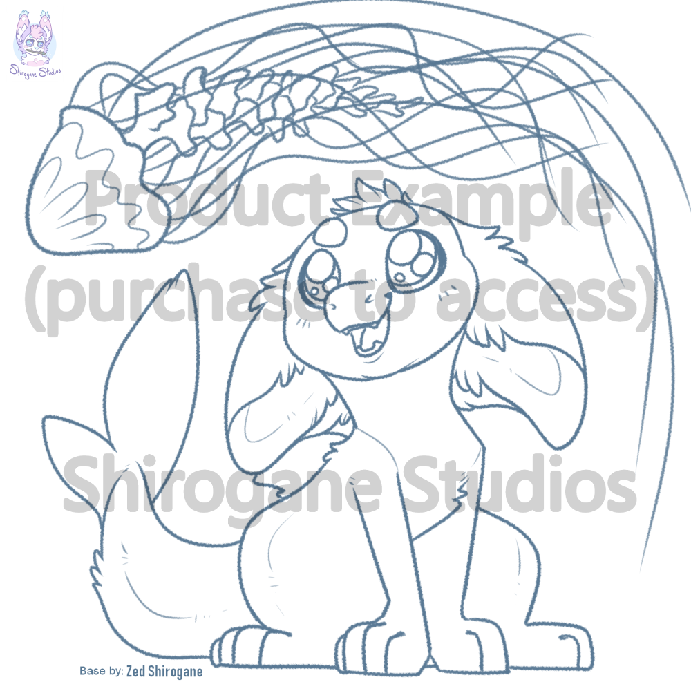 2023 Arcane Manokit Reference Sheet Base — Shirogane Studios