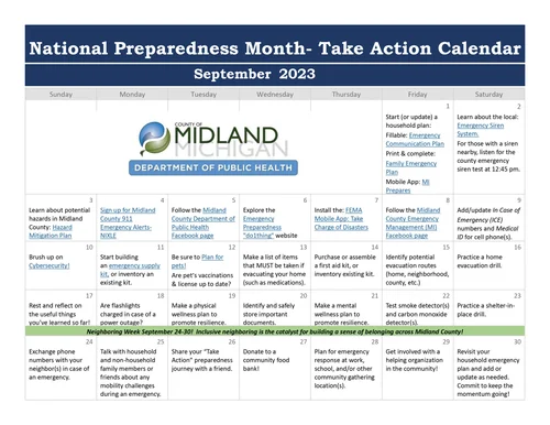 Midland County Department of Public Health Recognizes September as ...