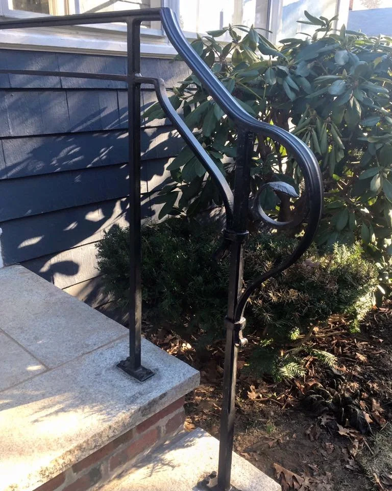 Railings in Full Bloom — Willow the Wisp Metalwork