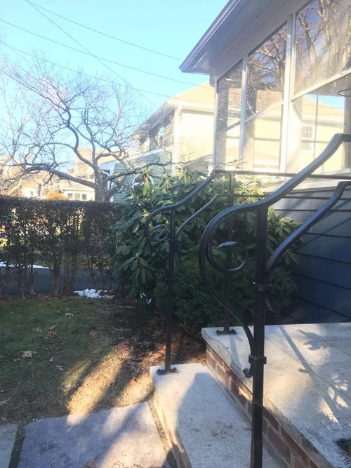 Railings in Full Bloom — Willow the Wisp Metalwork
