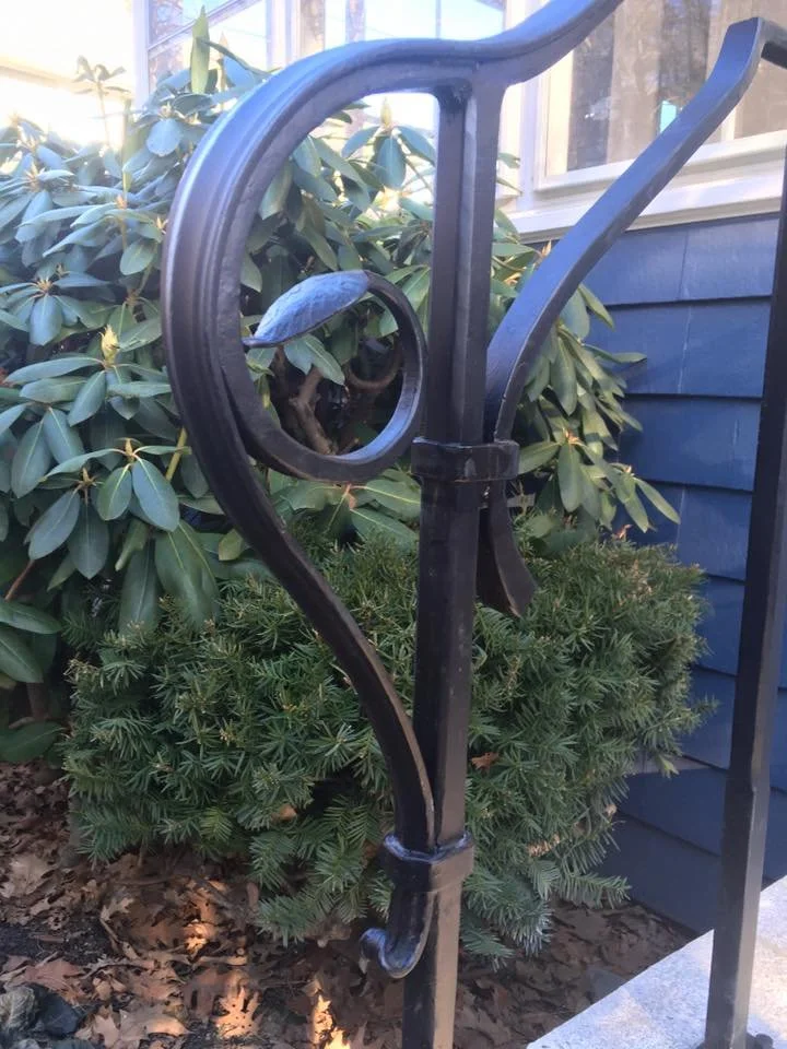 Railings in Full Bloom — Willow the Wisp Metalwork