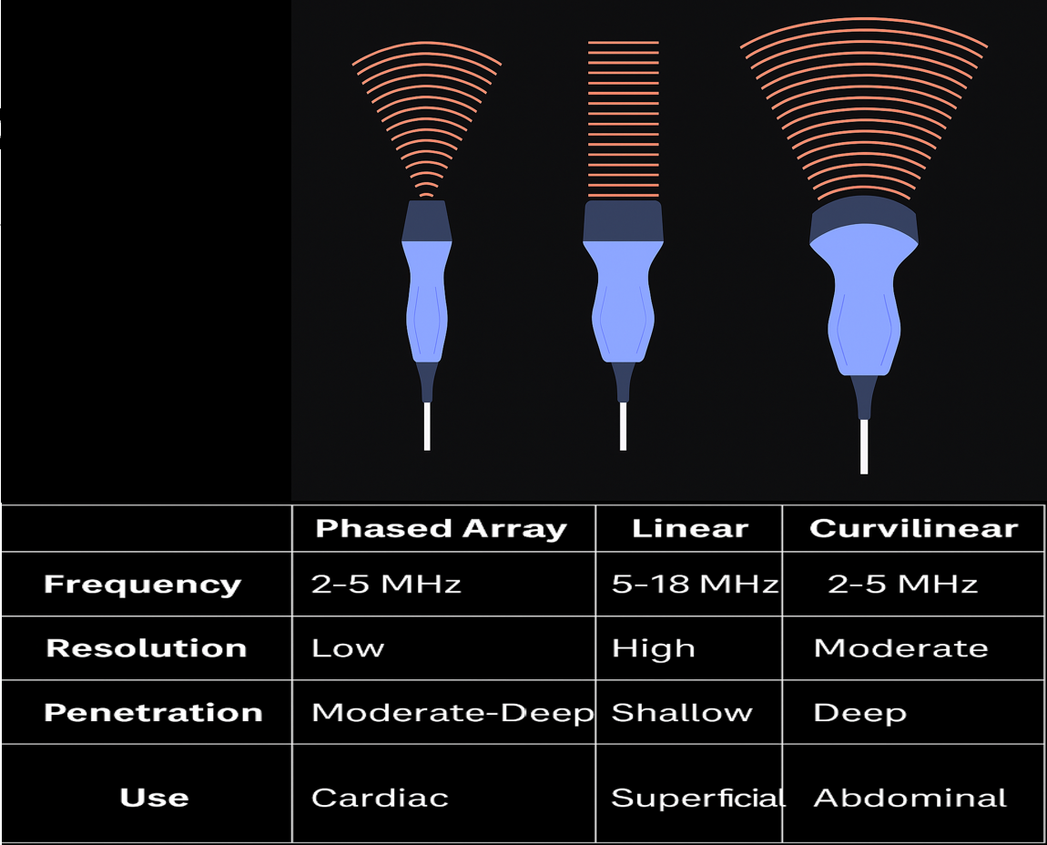 Transducer Types — Pulmonary POCUS