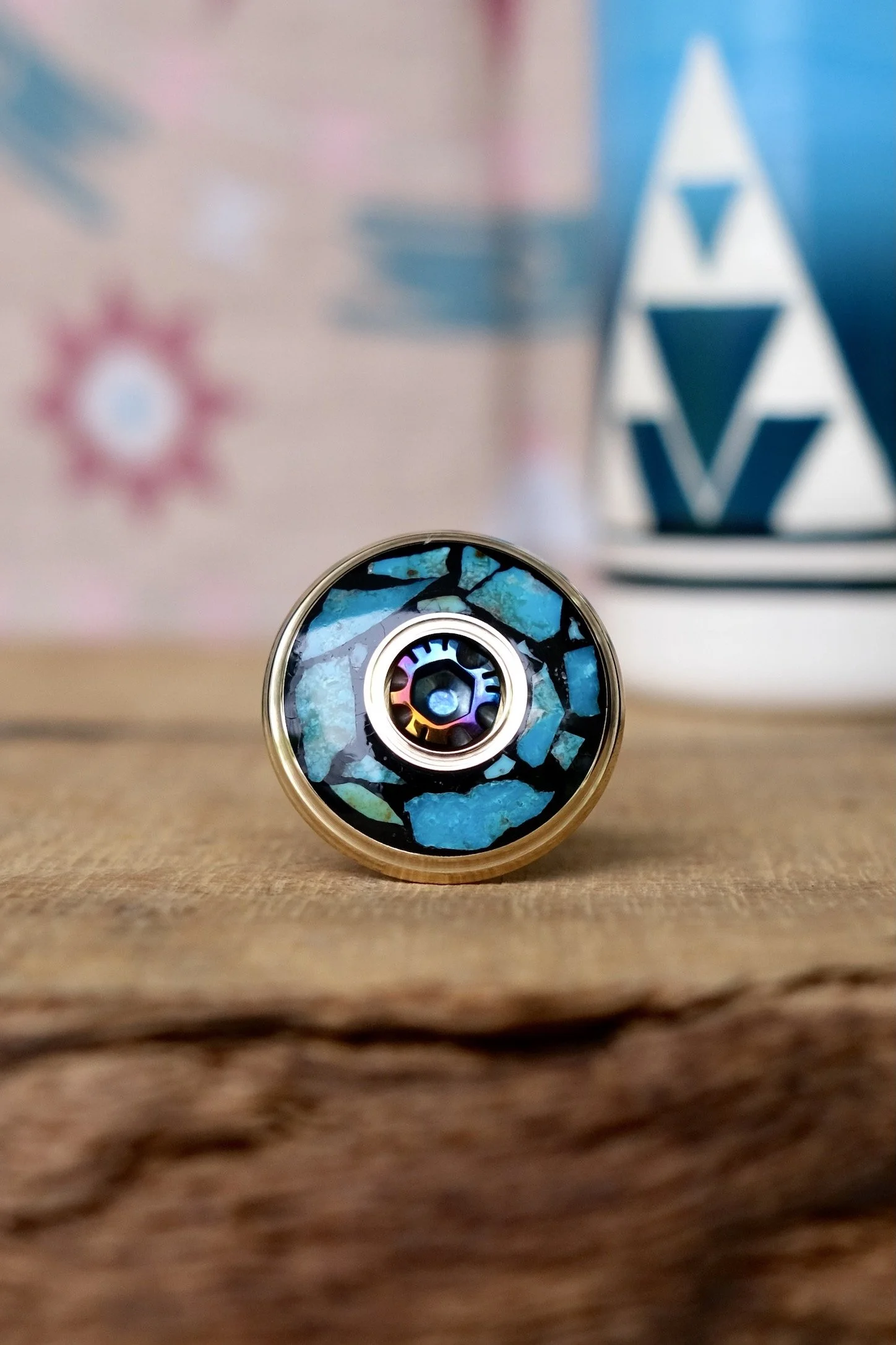 Handmade Stem Cap - "Kingman Dream" — Tomii Cycles