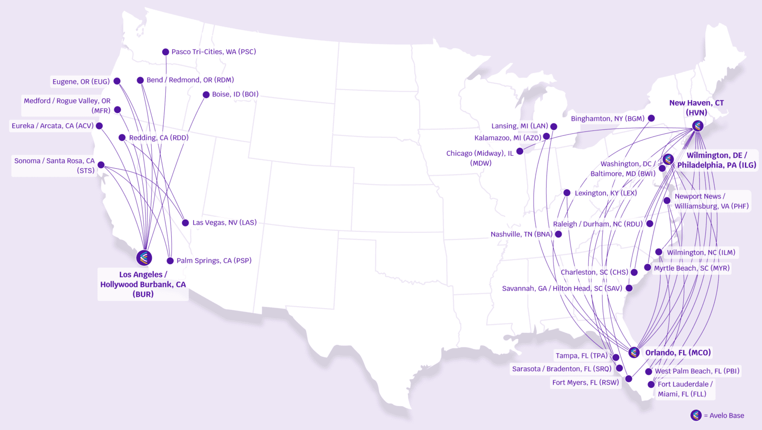 Avelo Airlines to Announce Wilmington, Delaware Base and Five New ... Avelo Airlines to Announce Wilmington, Delaware Base and Five New ...