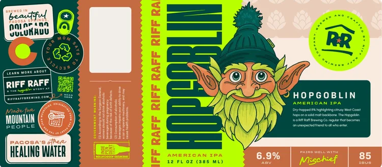 Hopgoblin IPA — Riff Raff Brewing Co.