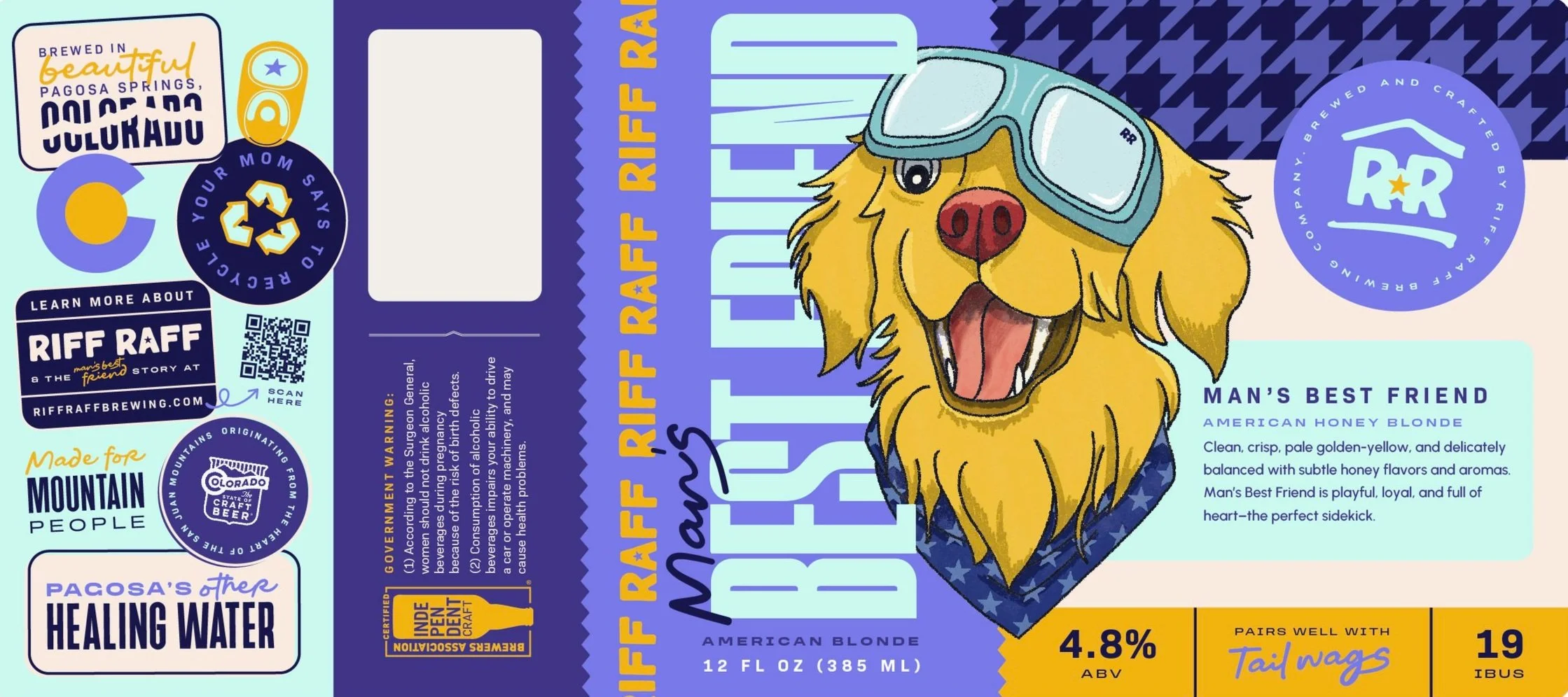 MBF Honey Blonde — Riff Raff Brewing Co.