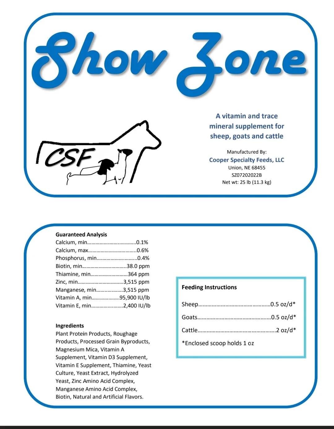 Cooper Specialty Feeds