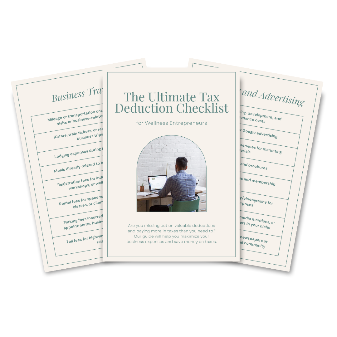 The Ultimate Tax Deduction Checklist — Accounting For Wellness