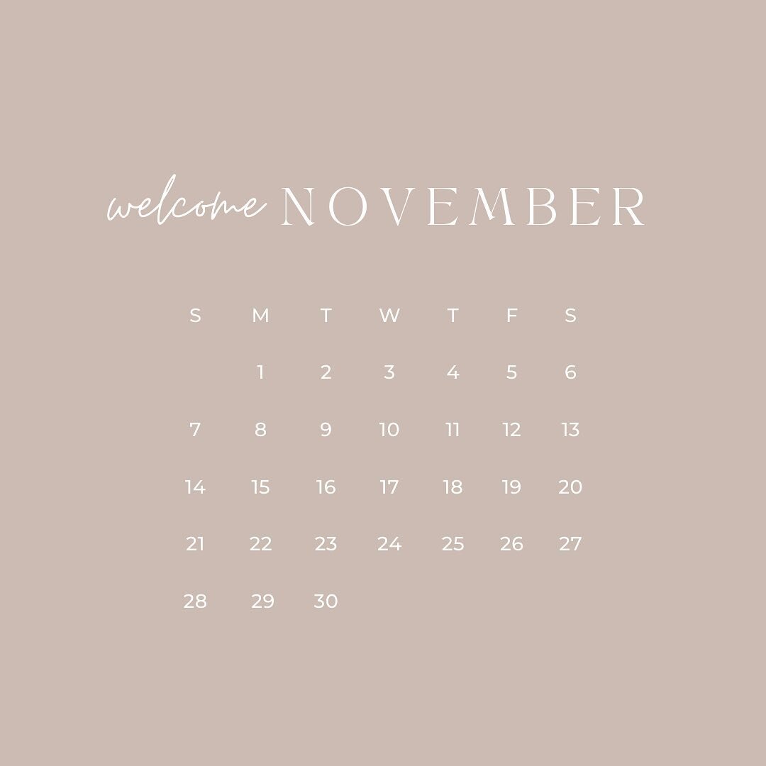 Welcome November Tumblr