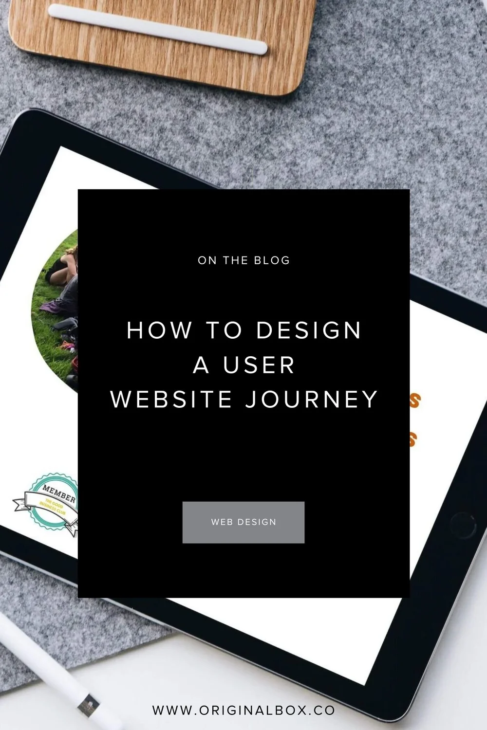 How to design a user website journey — Original Box