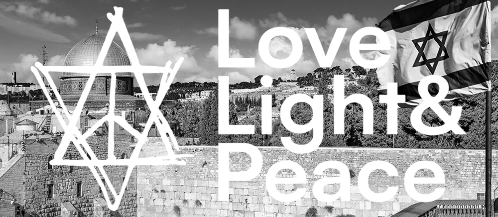 Love, Light & Peace - Product Line in Support of Israel — Side By Side ...