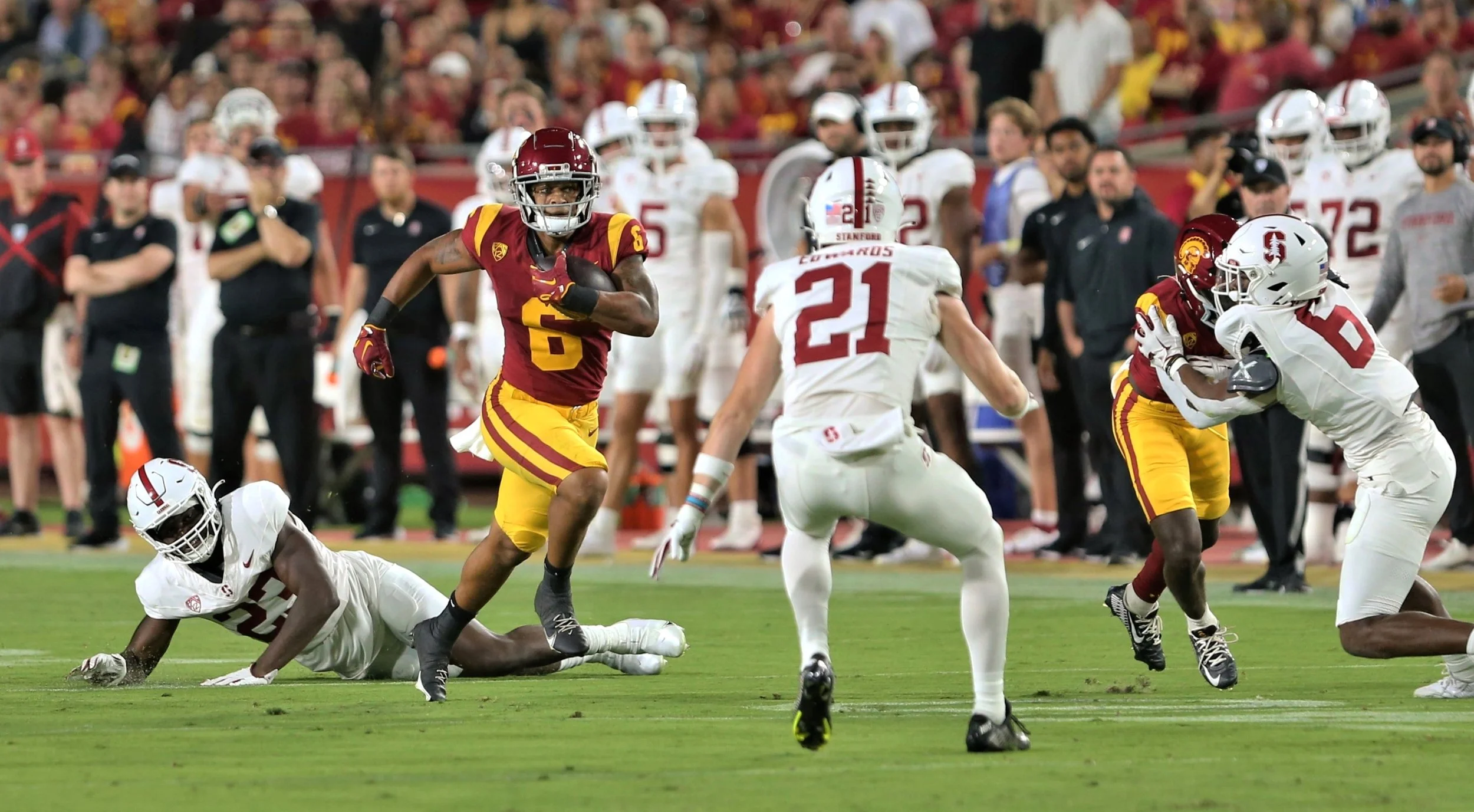 USC stomps Stanford 56-10 in final matchup as Pac-12 rivals — TGSports TV1