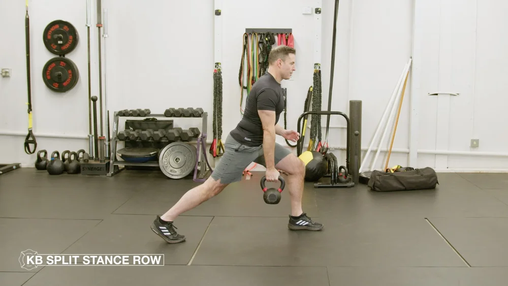 Performance Training Exercise: Split Stance Row — Firefighter Peak Performance