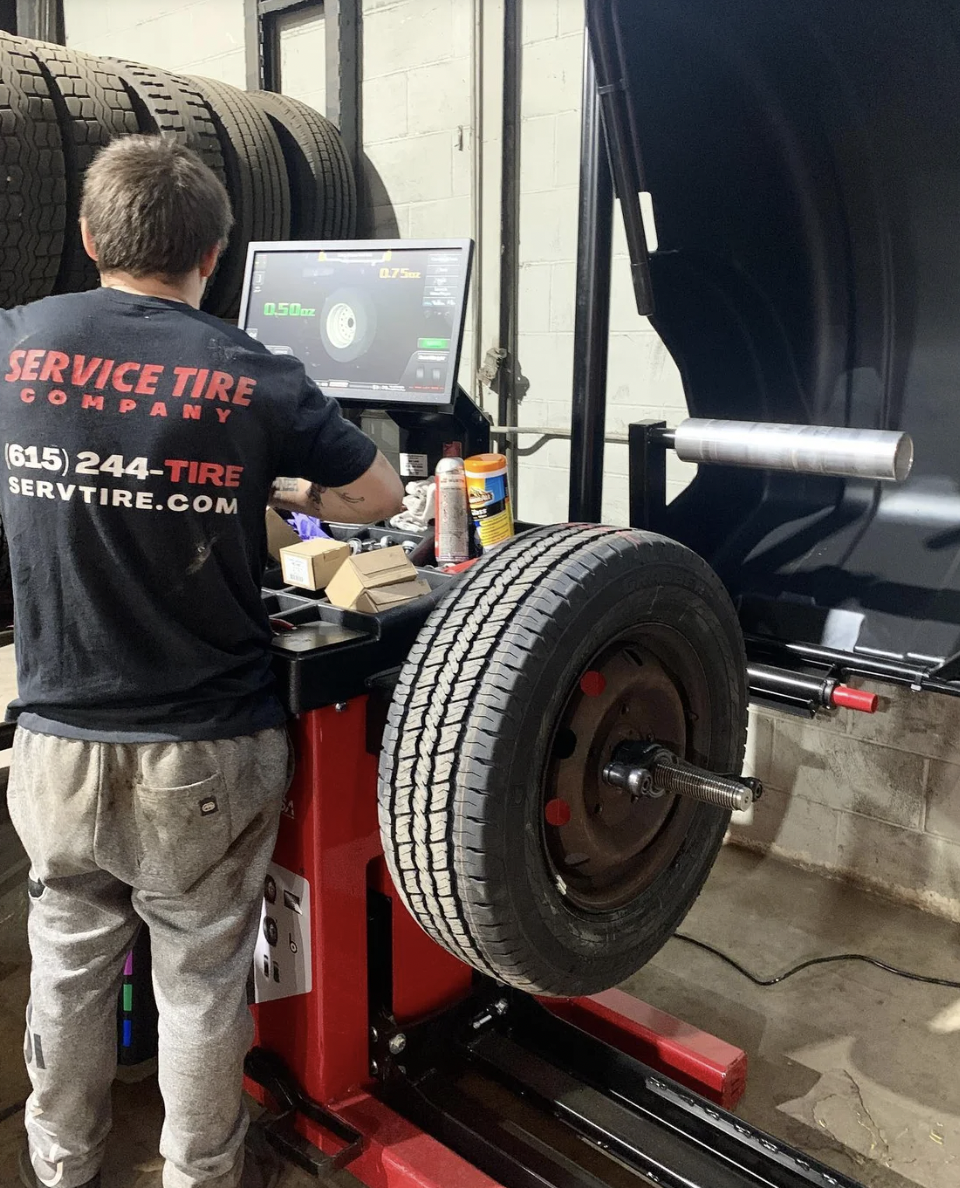 Service Tire — Commercial Tire Shop in Nashville TN - Truck Tires Near Me