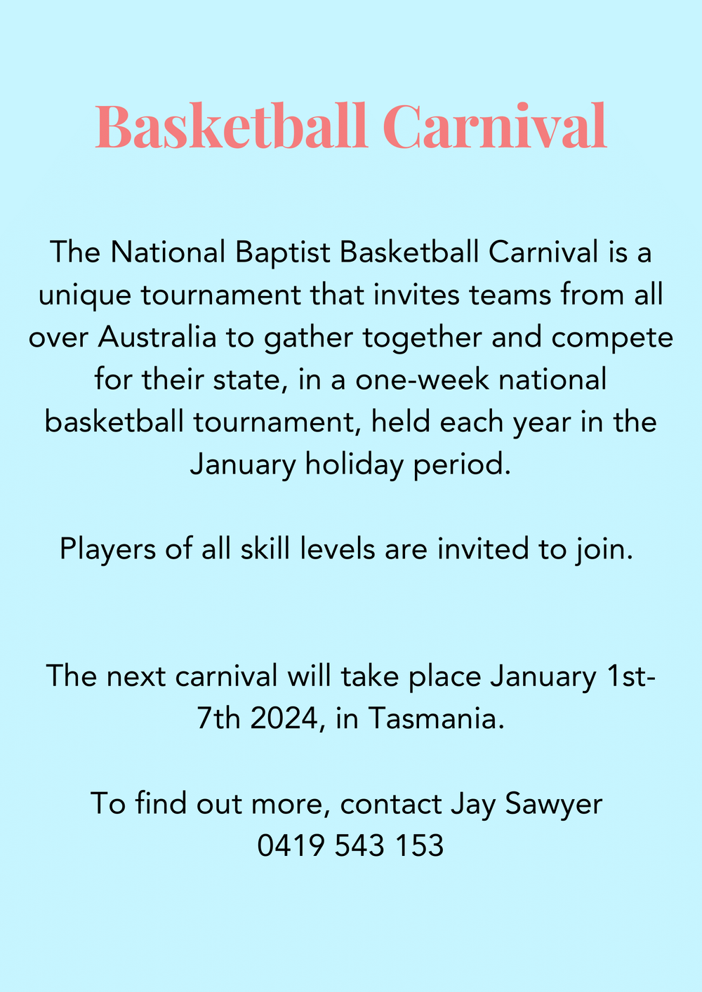 Basketball Carnival — Urban Life