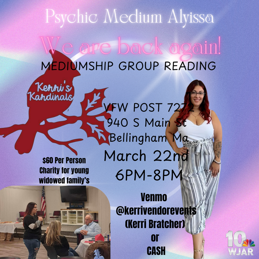 Events/Classes — Psychic Medium Alyissa