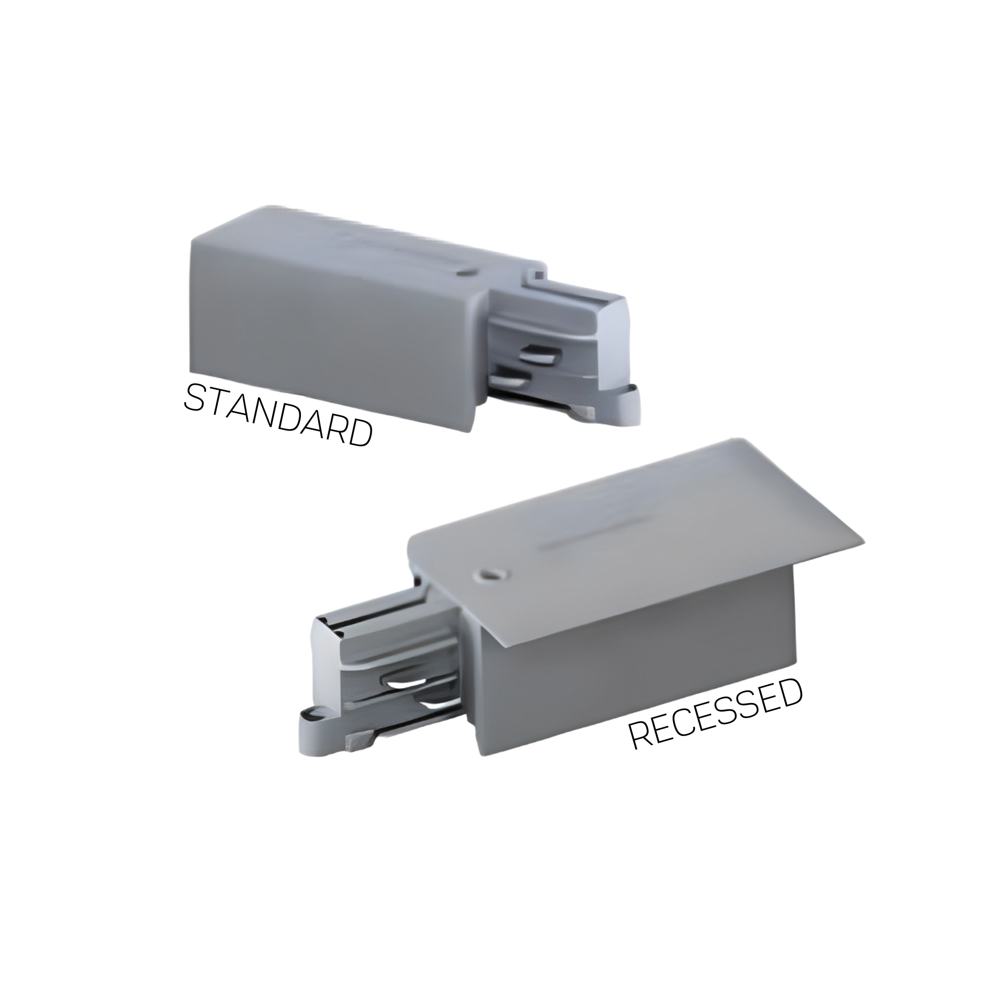 End Feed - Accessory for Standard 3-Circuit Track System — TM Lighting ...