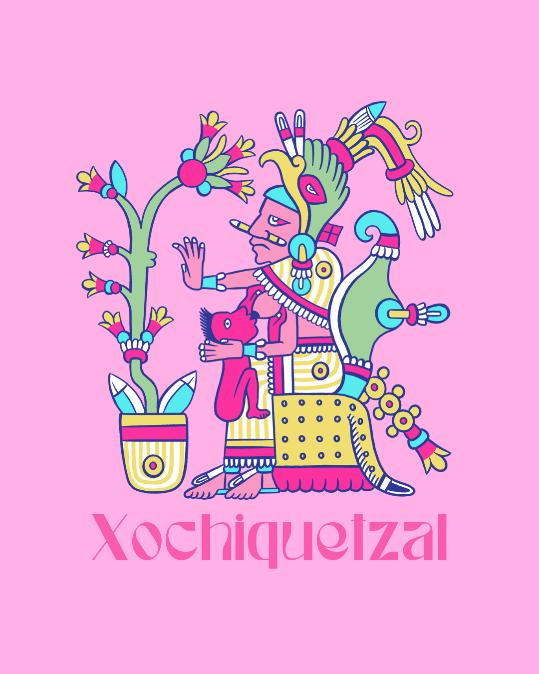 Xochiquetzal Aztec Goddess