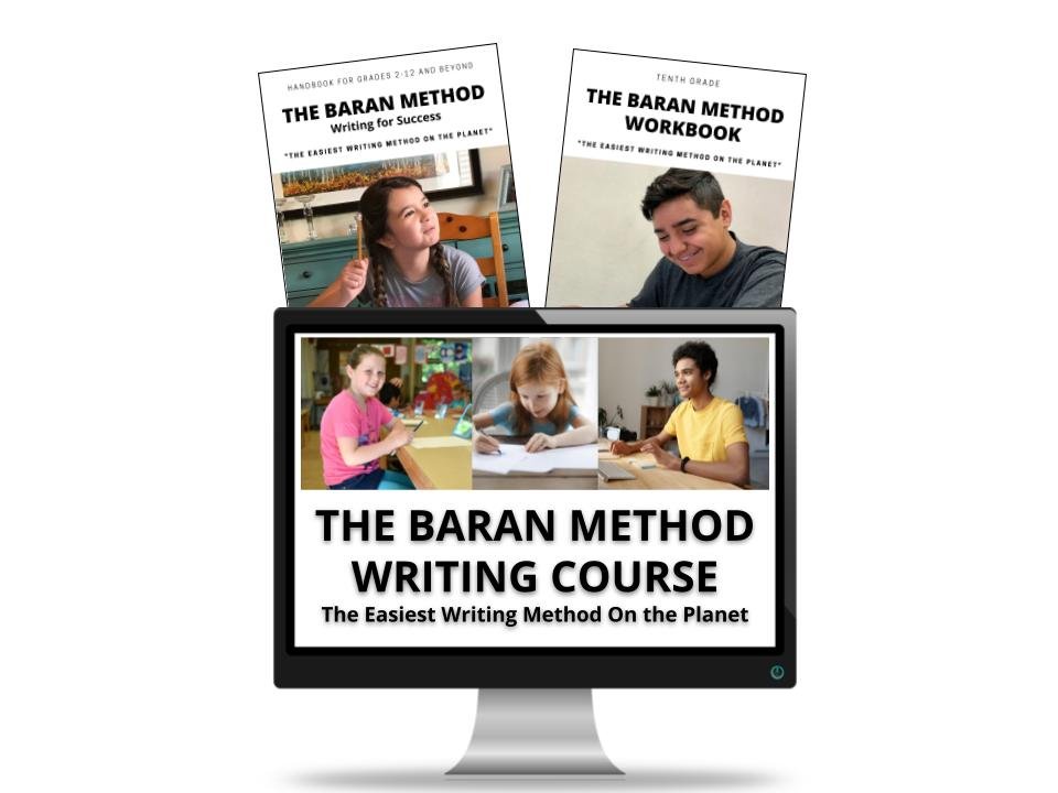 Middle School Paragraph Writing Course — The Baran Method
