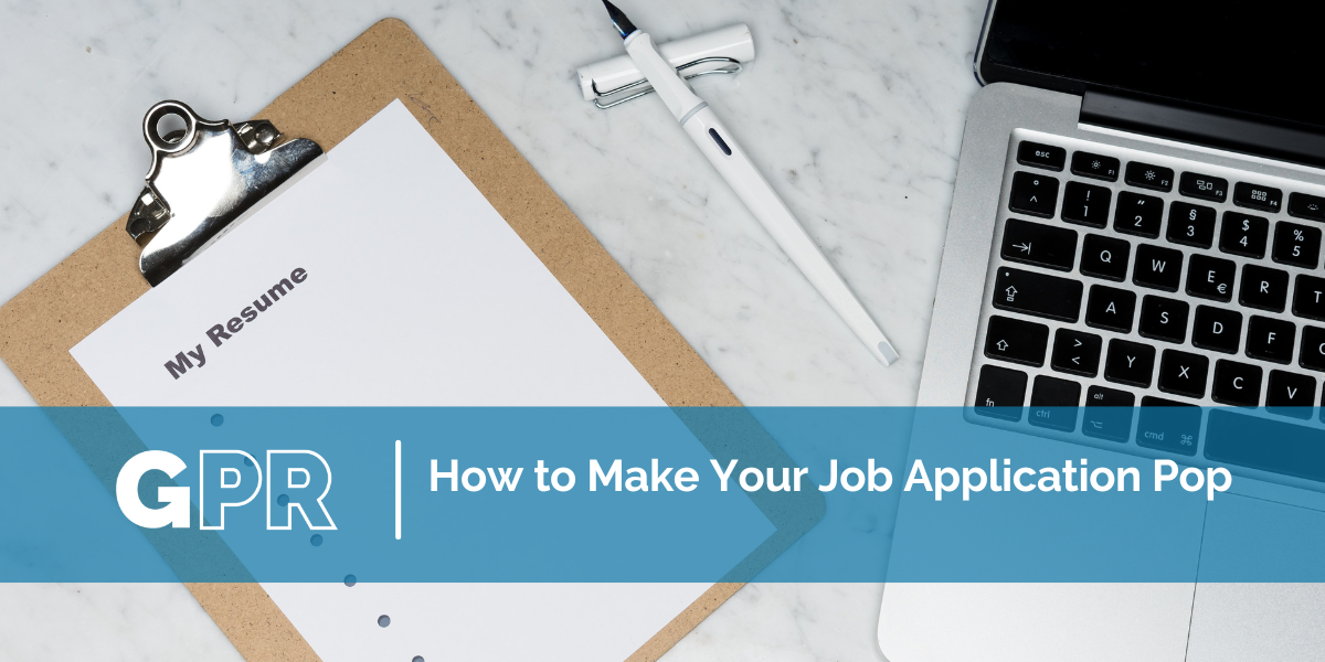 How to Make Your Job Application Stand Out — GVSU PRSSA – Grand Valley ...