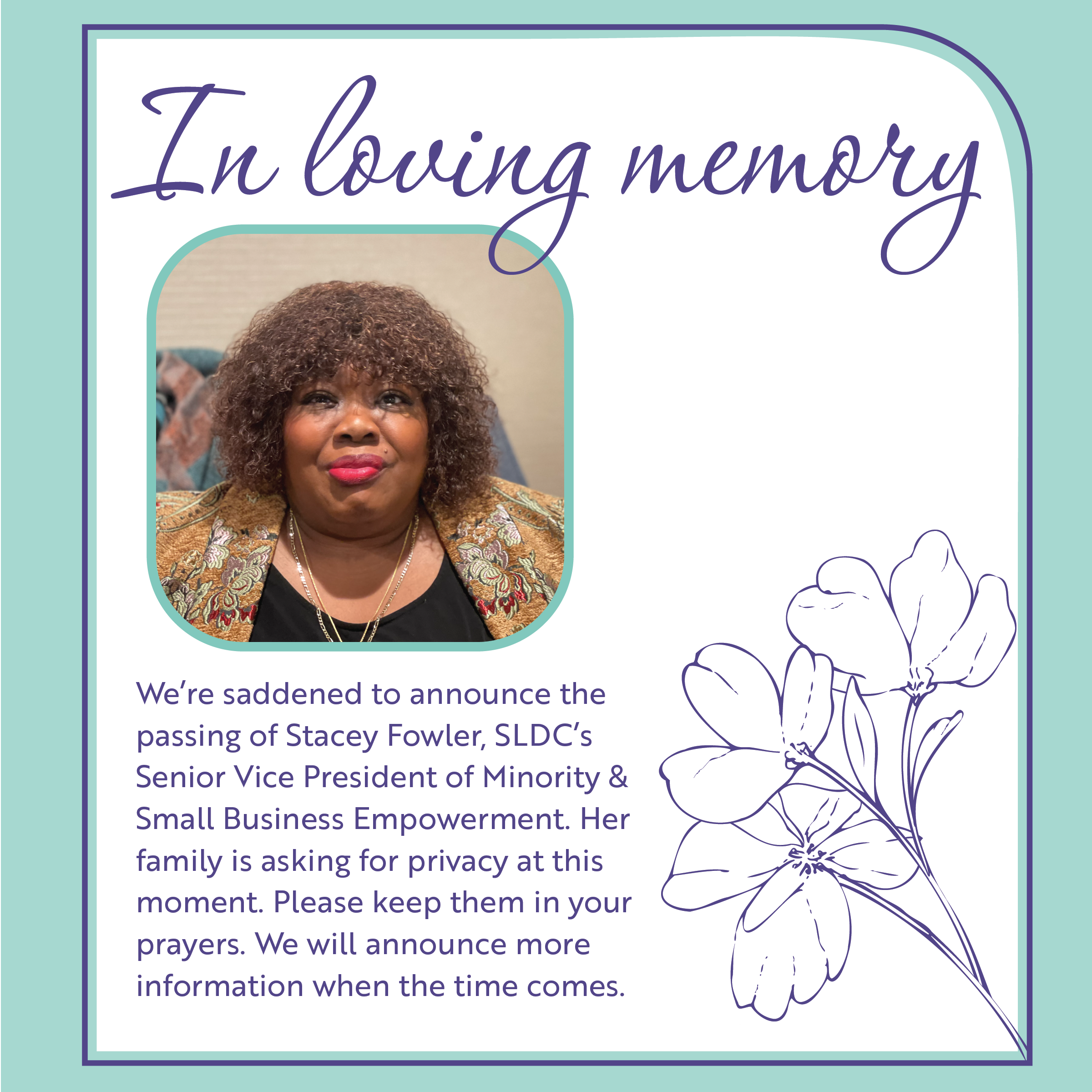 Remembering Stacey Fowler — SLDC, St. Louis Development Corporation ...