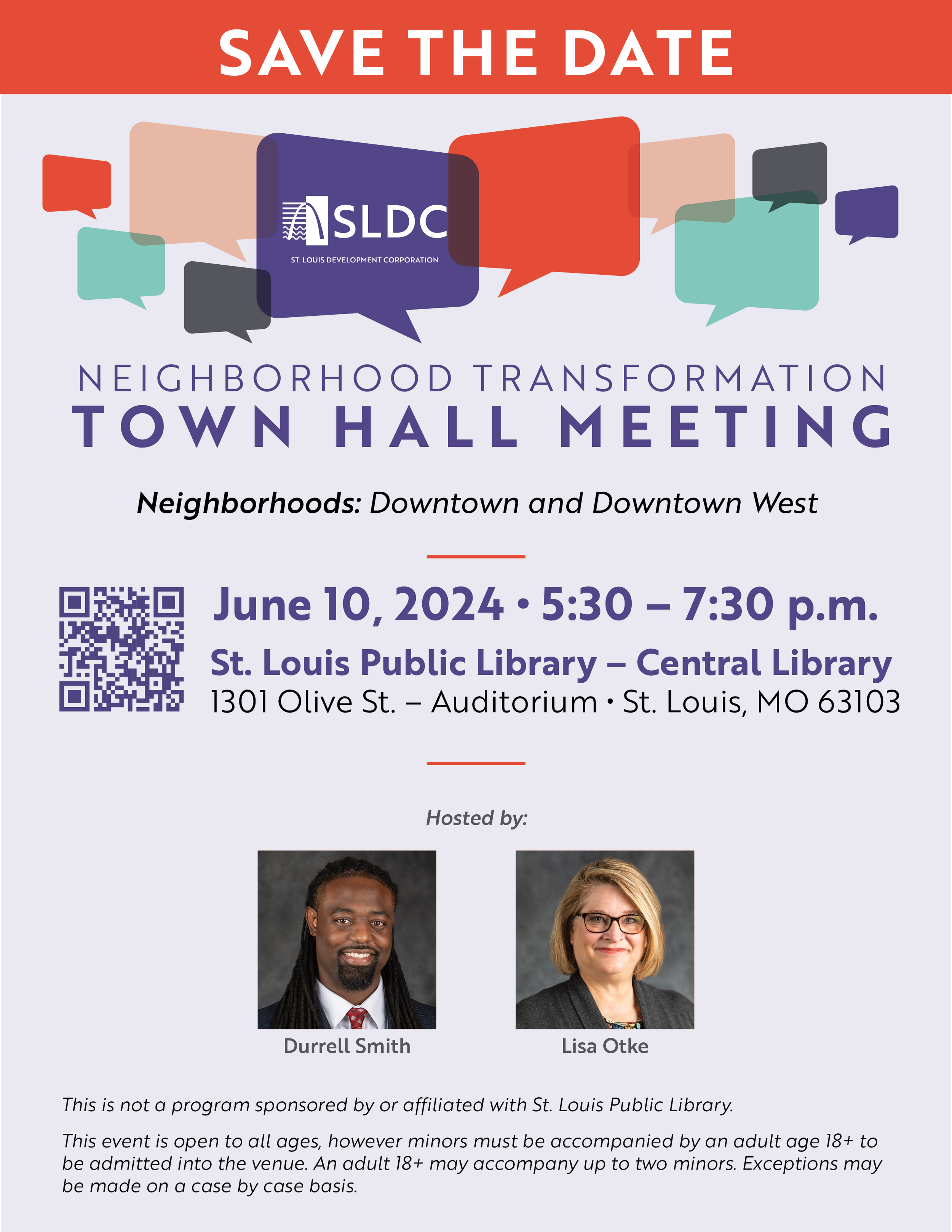 Neighborhood Transformation Town Hall Meeting — SLDC, St. Louis ...